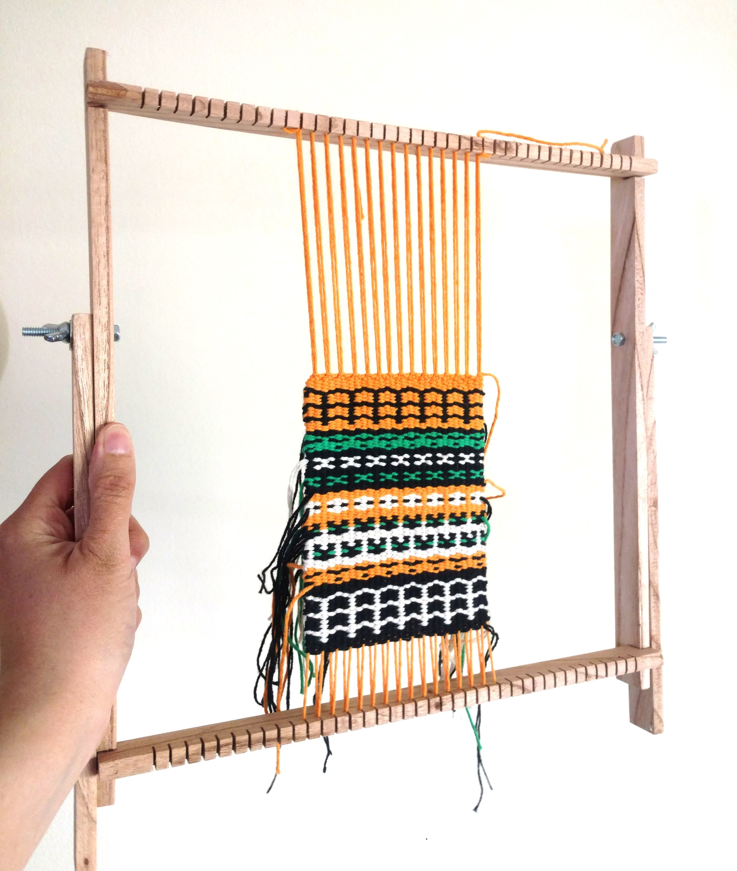 Halloween Krokbragd Weaving Pattern for Frame Loom Weave a - Etsy