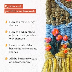 Landscape Online Weaving Class - Video Tutorial + Guide - Frame Loom ...