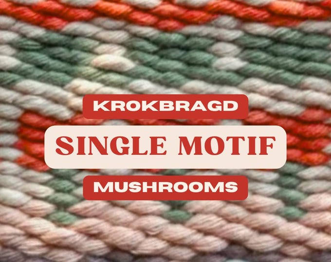 Flowers Krokbragd Motif Grid for Frame Loom Scandinavian Weaving ...