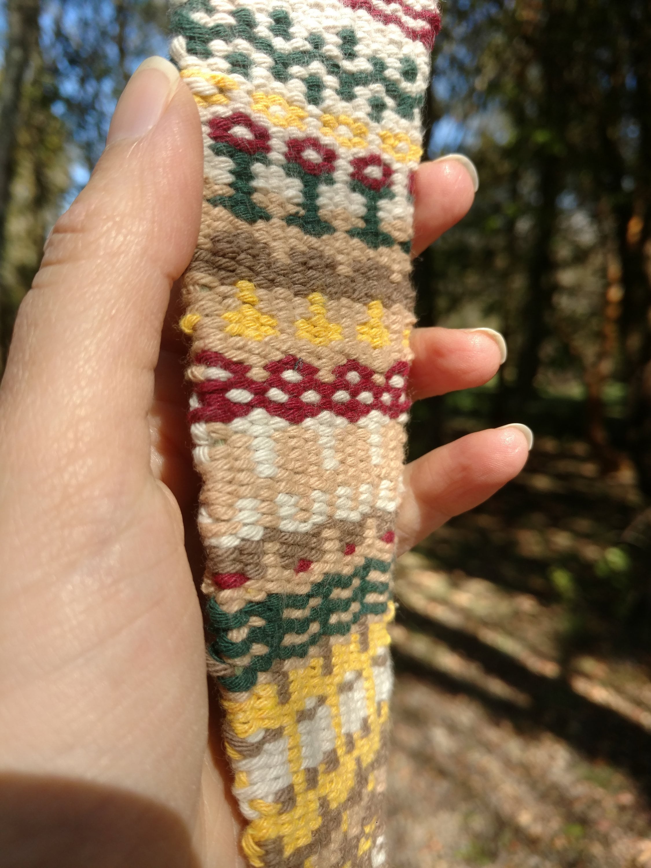 Craft Supplies & Tools Downloadable PDF *ENGLISH* Bookmark woven on a ...