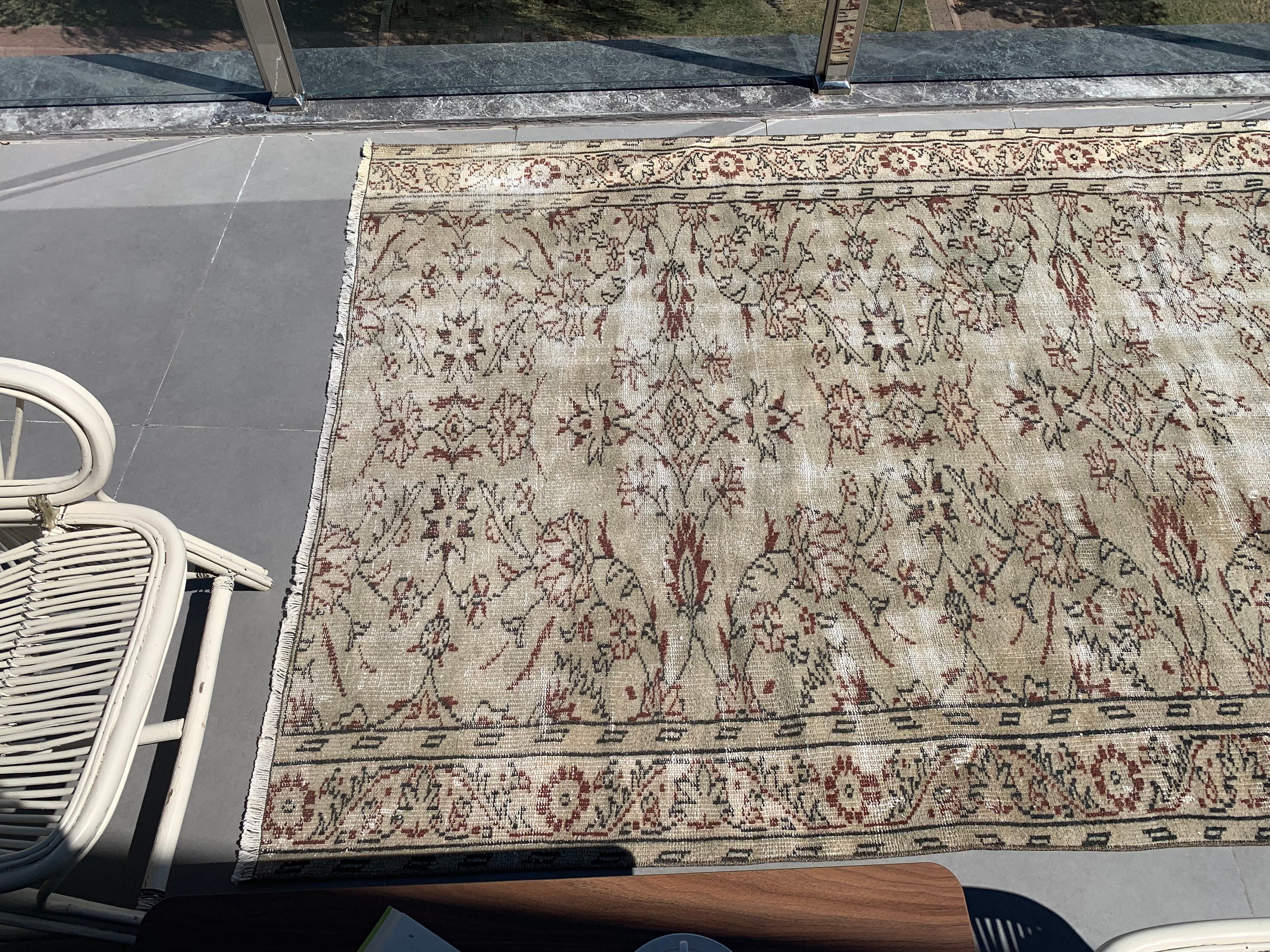 Area Rug Salon Rug Faded Rug Organic Rug Turkish Rug | Etsy