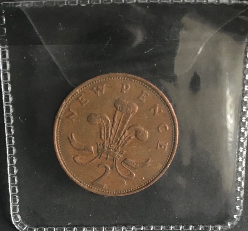 Extremely Rare 1971 2p New Pence Coin 1st Production of New - Etsy