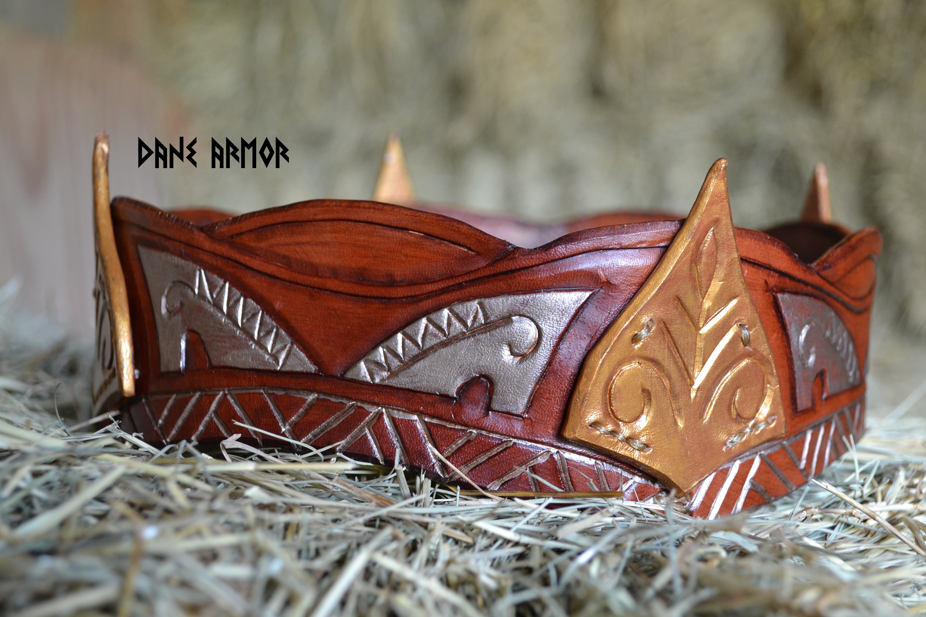 King Theoden of Rohan Crown - Leather - LOTR - Etsy