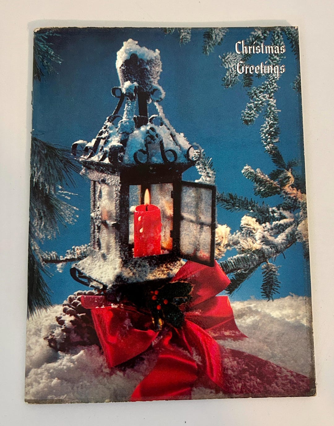 1958 Christmas Greetings Song Booklet – Vintage Holiday Carol Book W ...