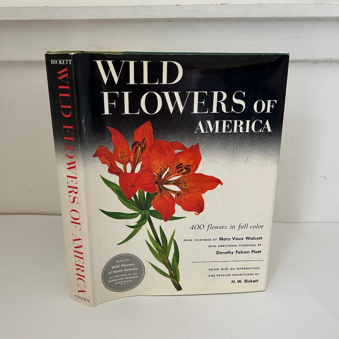 Wild Flowers of America 1978 | Illustrated Botanical Book | 400 Color ...