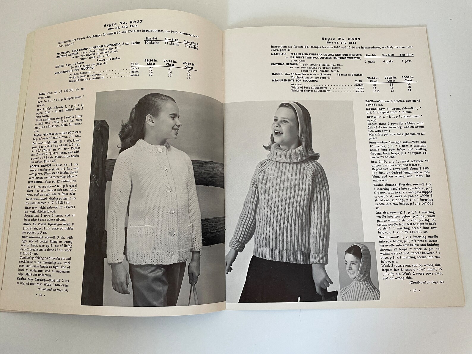 Vintage Raglans Knitting Pattern Instructions Book ~ Vol 80, 1964 ...