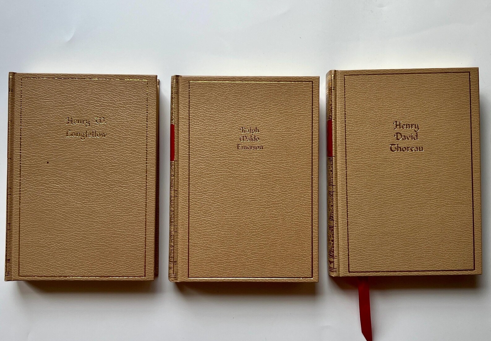 19th Century American Poets Poetry Decor Book Lot 3 Vintage Black's ...