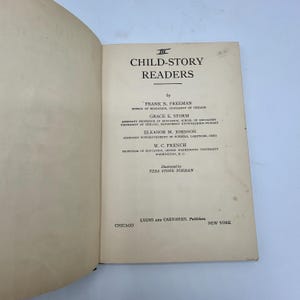 1927 "child-story Readers: Terry and Billy" | Illustrated Hardcover ...