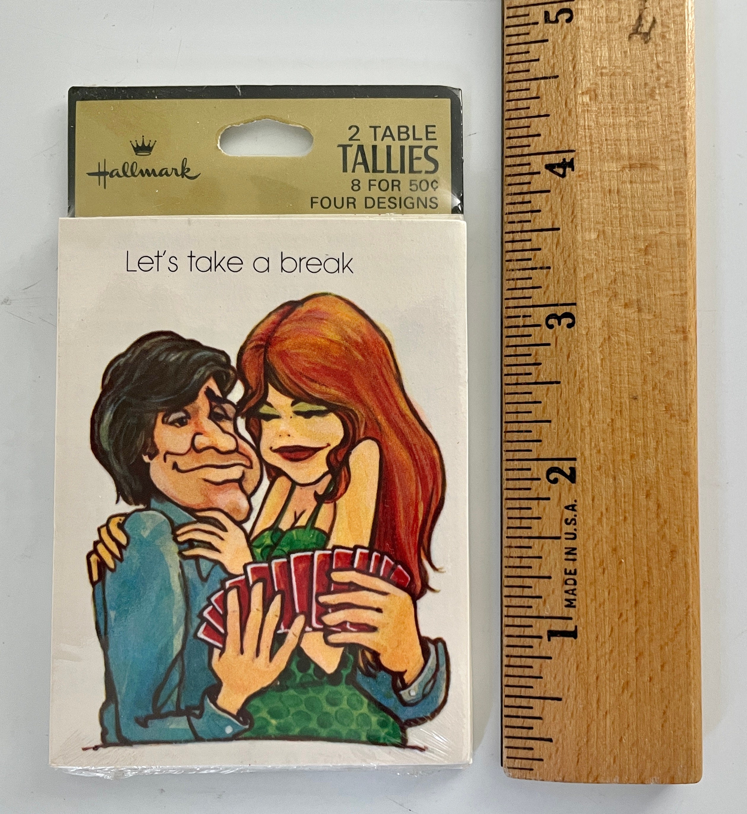 2 Packs Vintage Hallmark Table Tallies Tally Cards American Greetings ...