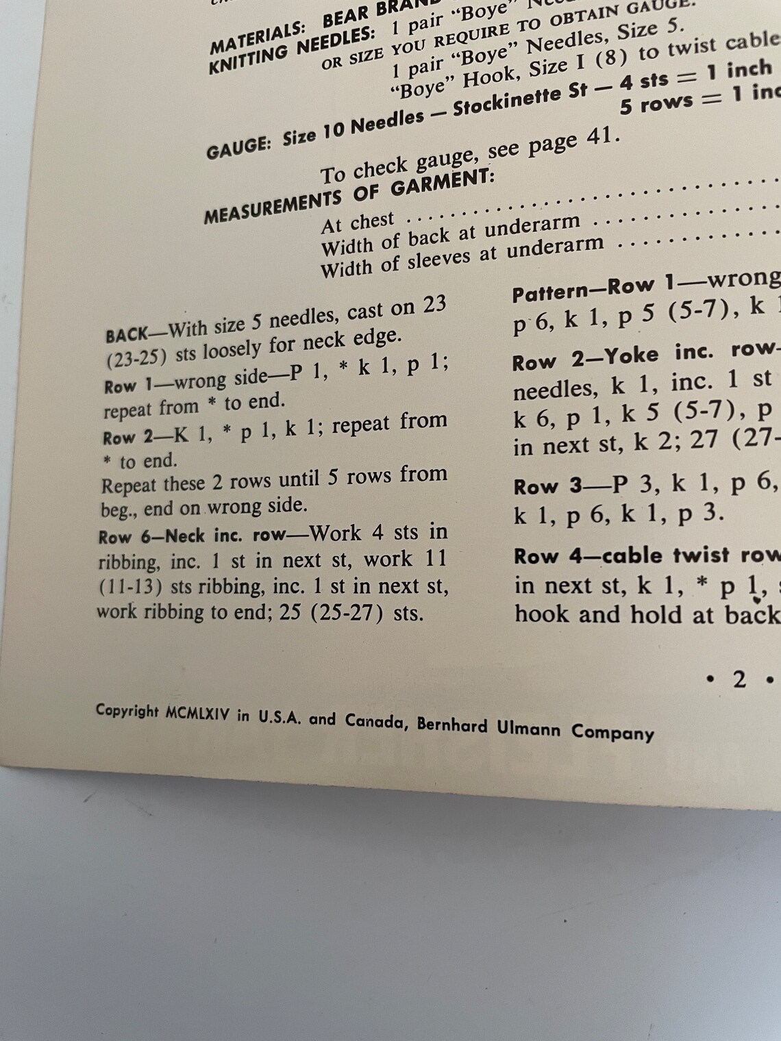 Vintage Raglans Knitting Pattern Instructions Book ~ Vol 80, 1964 ...