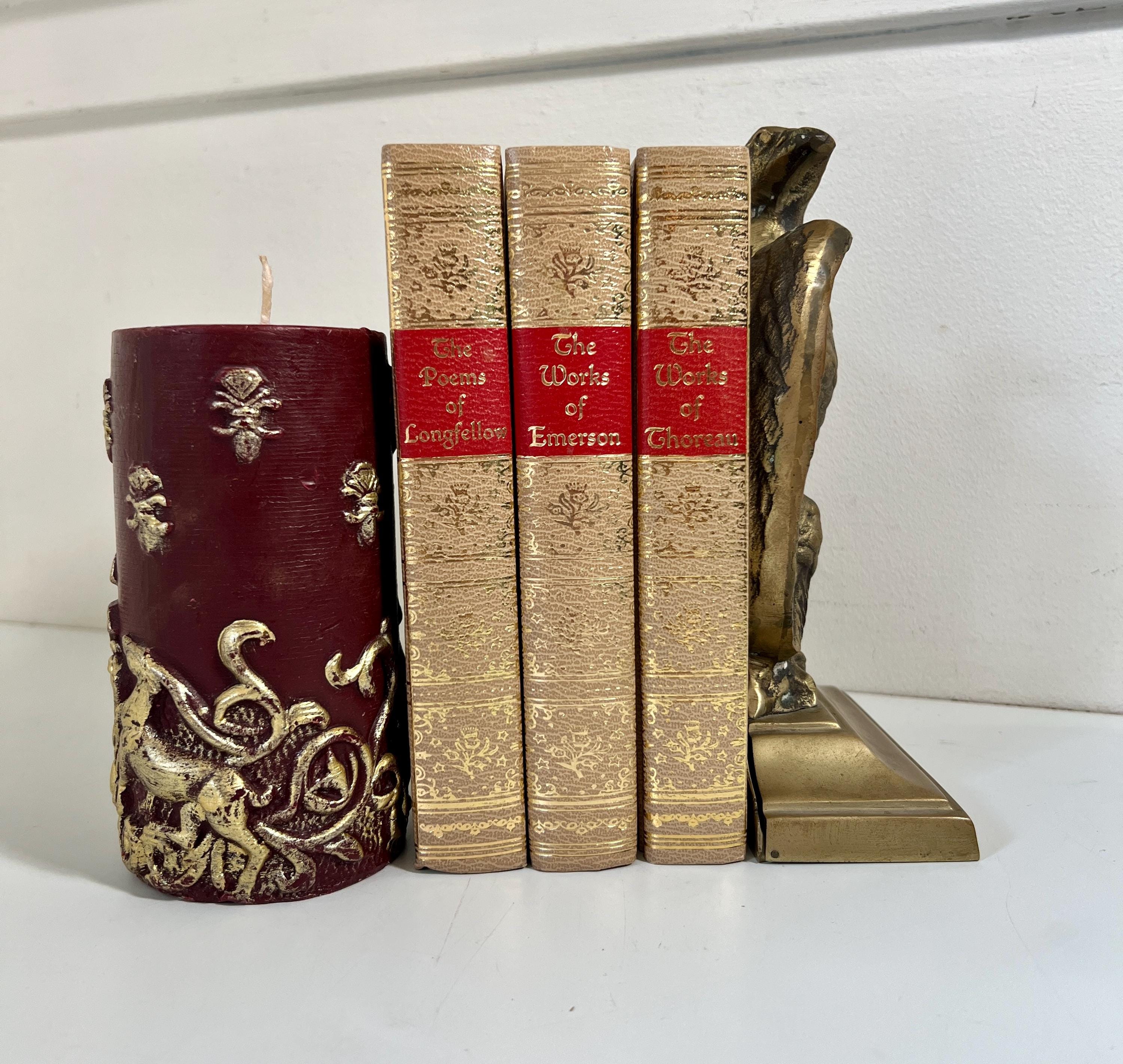 19th Century American Poets Poetry Decor Book Lot 3 Vintage Black's ...