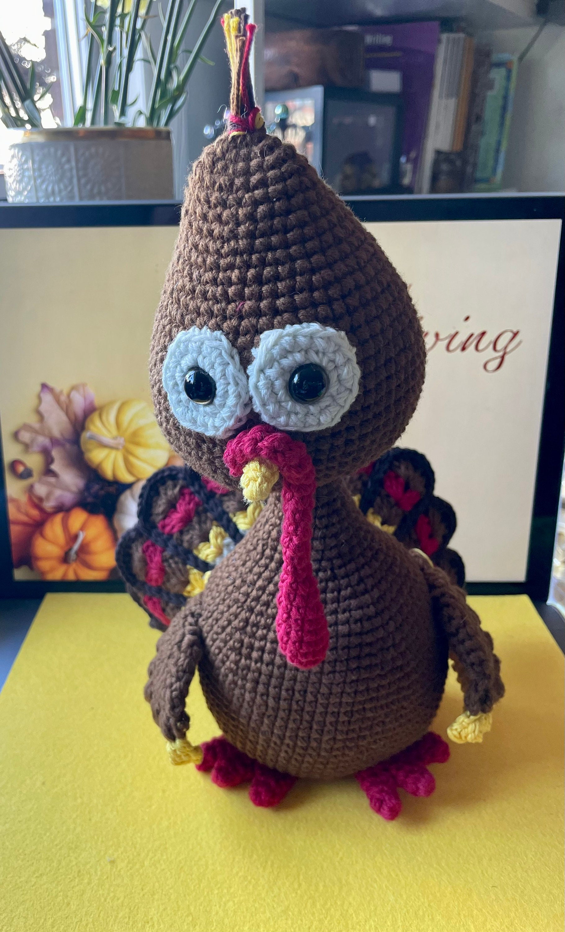 Handmade Crochet Turkey / Thanksgiving Turkey - Etsy
