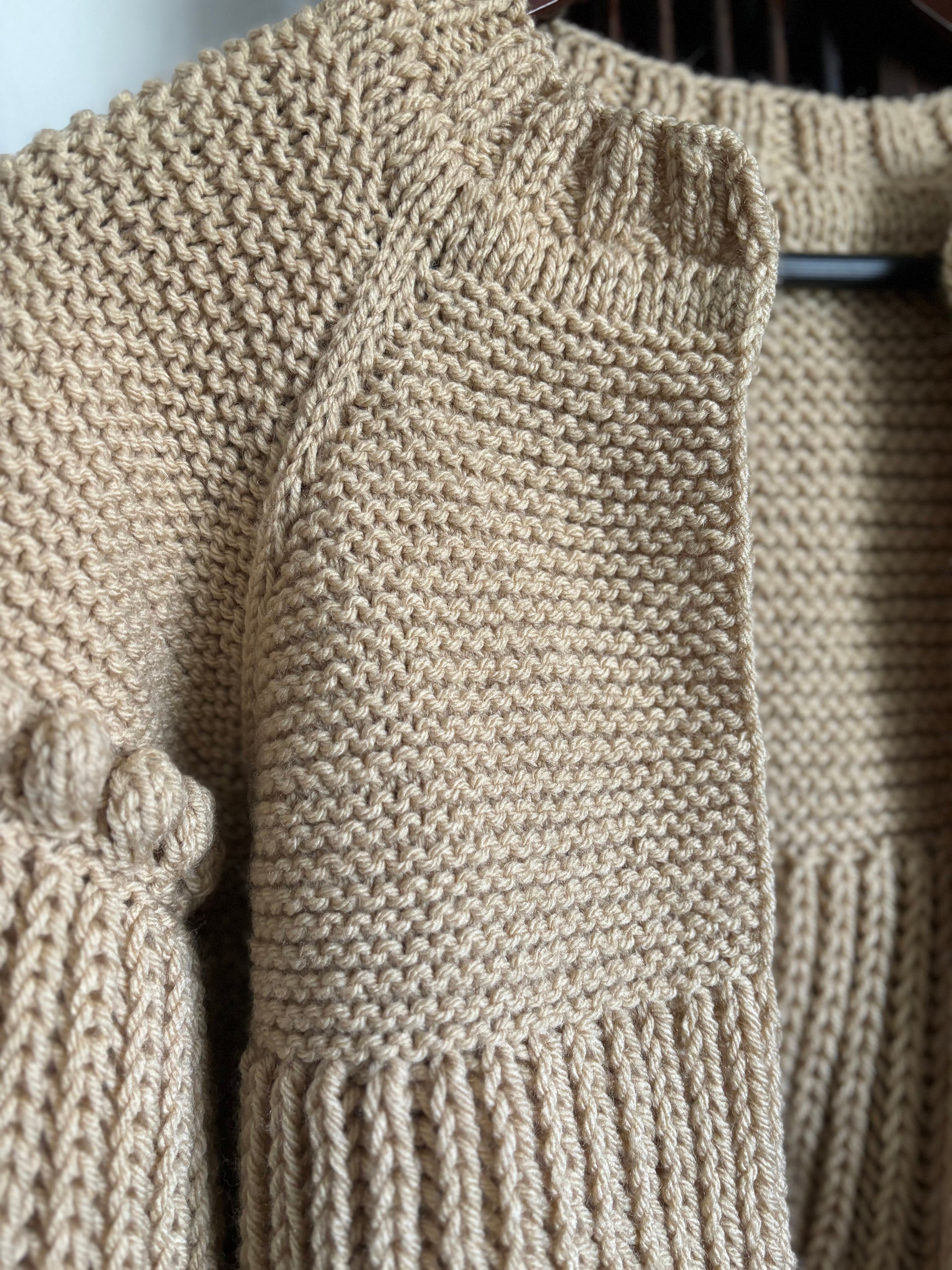 Bobble Jacket, Short Cardigan, Puffed Sleeves Jacket - Etsy