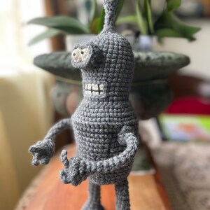 Handmade Crochet Bender Rodriguez Replica Toy - Etsy