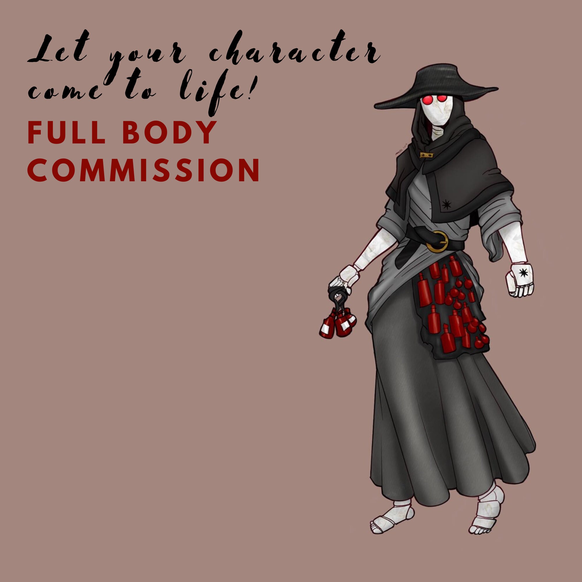 Custom Dnd Character Full Body Art Digital Download Only: Dnd Gift ...