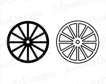 Wagon Wheel Dxf | Etsy