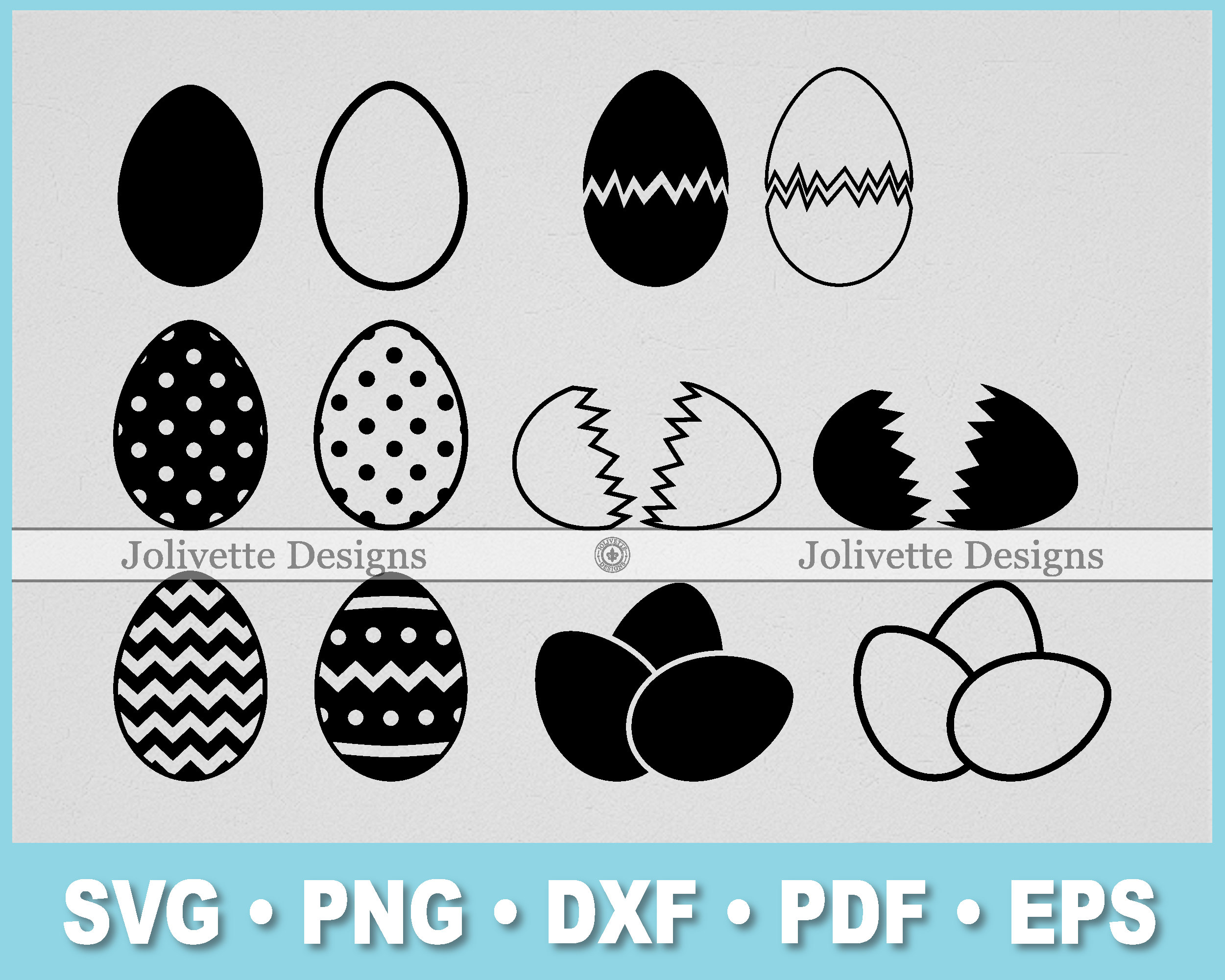 Chevron Easter Egg Clip Art