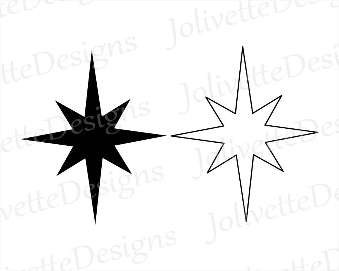 Christmas Star North Star Jesus Religion Religious Clip - Etsy