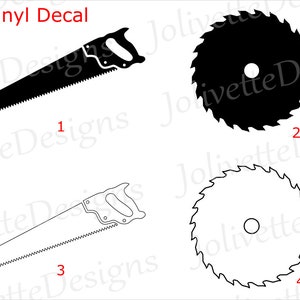 Saw Blades Saw Blades Tools Construction Decal Car | Etsy