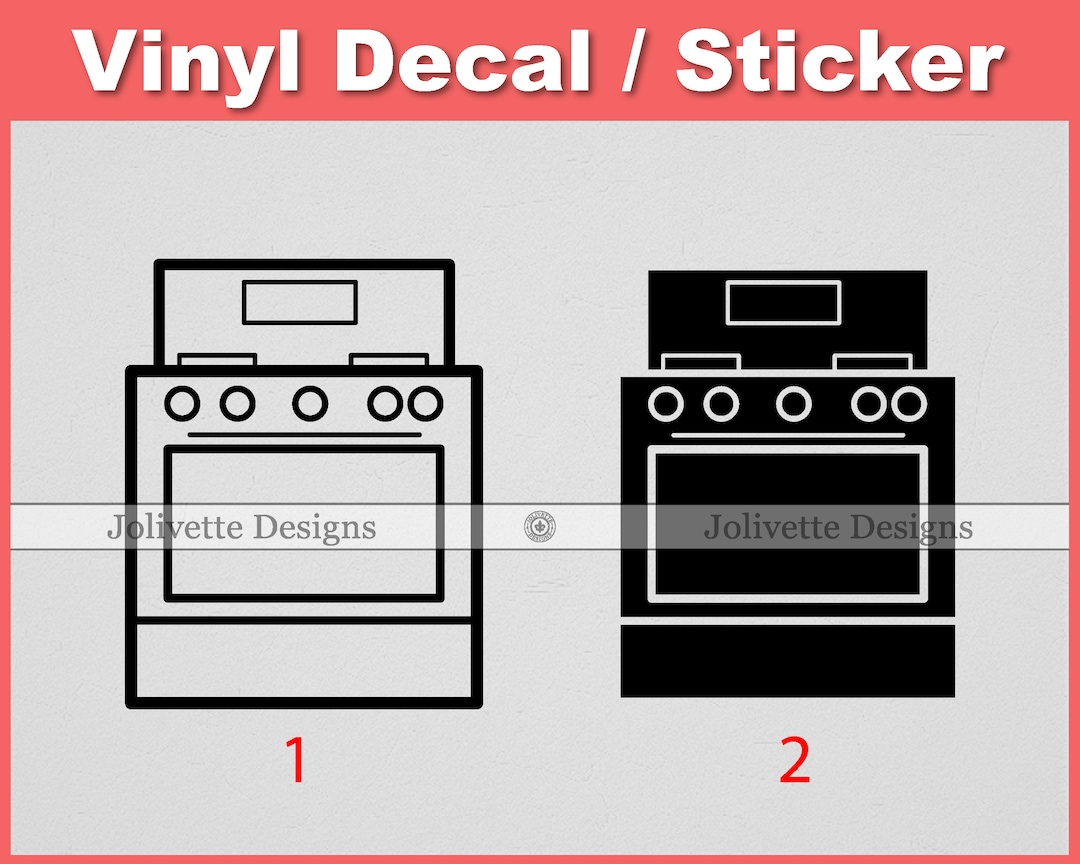 Stove, Oven, Kitchen, Appliance, Cooking, Chef, Decal, Car Decal ...