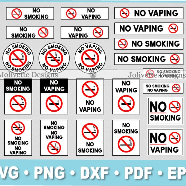 No Vaping Signs - Etsy