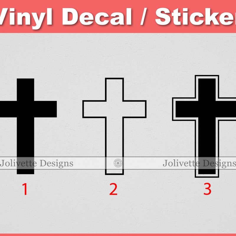Yeti Vinyl Decals Cross - Etsy