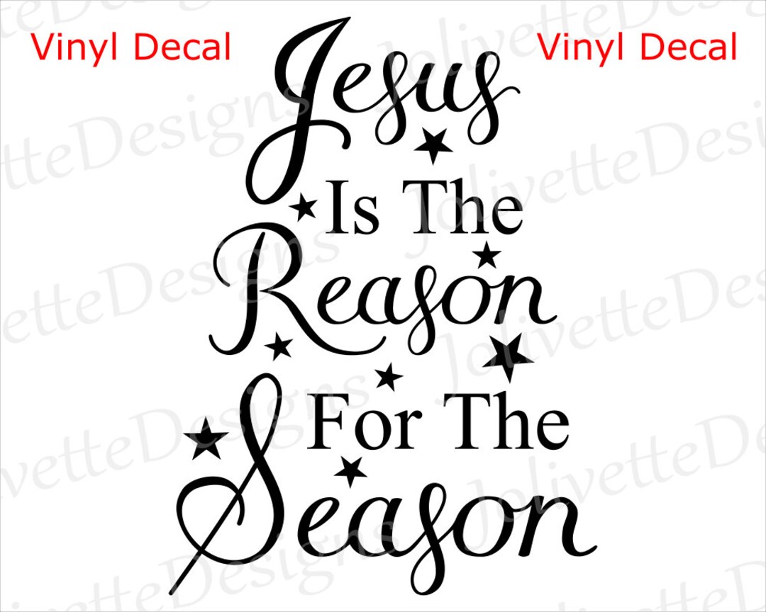 Jesus is the Reason for the Season Religion Christmas - Etsy
