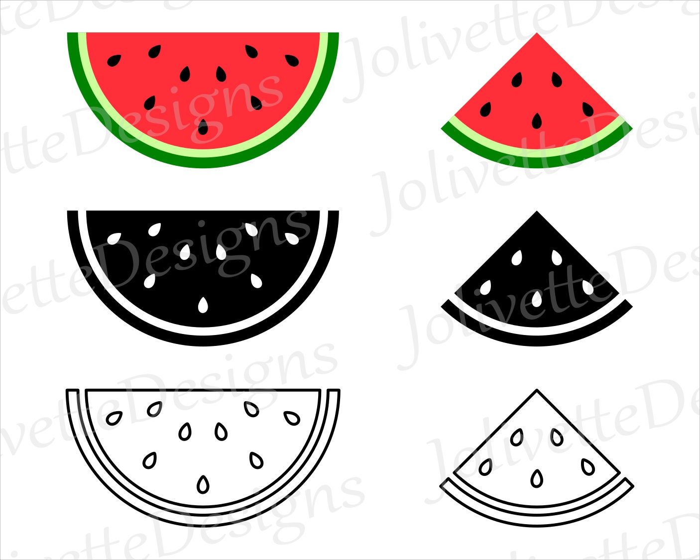 Watermelon Summer Melon Seeds Food Clip Art Clipart | Etsy