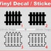 Fence, Picket Fence, Wood, Fences, Post, Stake, Decal, Car Decal ...