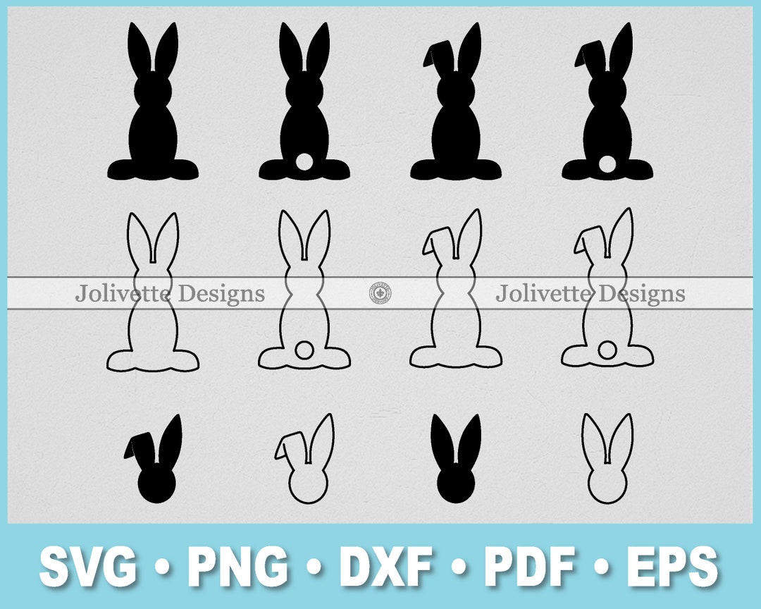 Rabbit, Bunny, Easter, Ears, Clip Art, Clipart, Design, Svg Files, Png ...