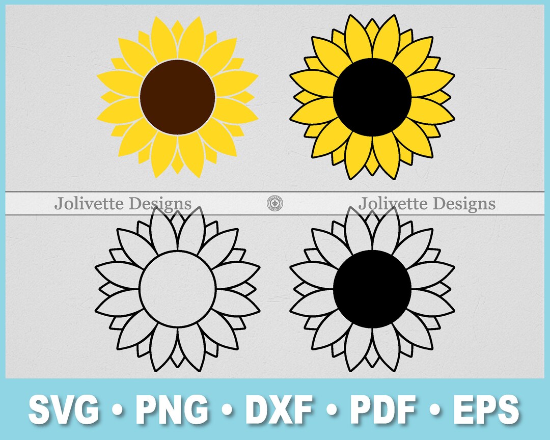 Sunflower, Flower, Sun, Plant, Clip Art, Clipart, Design, Svg Files ...