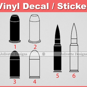 Bullets, Ammo, Military, Guns, Bullet Decal, Army, Decal, Car Decal ...