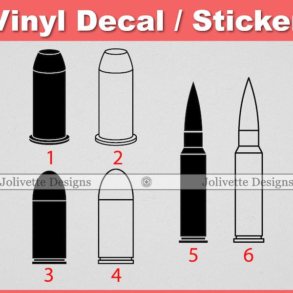 Silver Bullet Decal - Etsy
