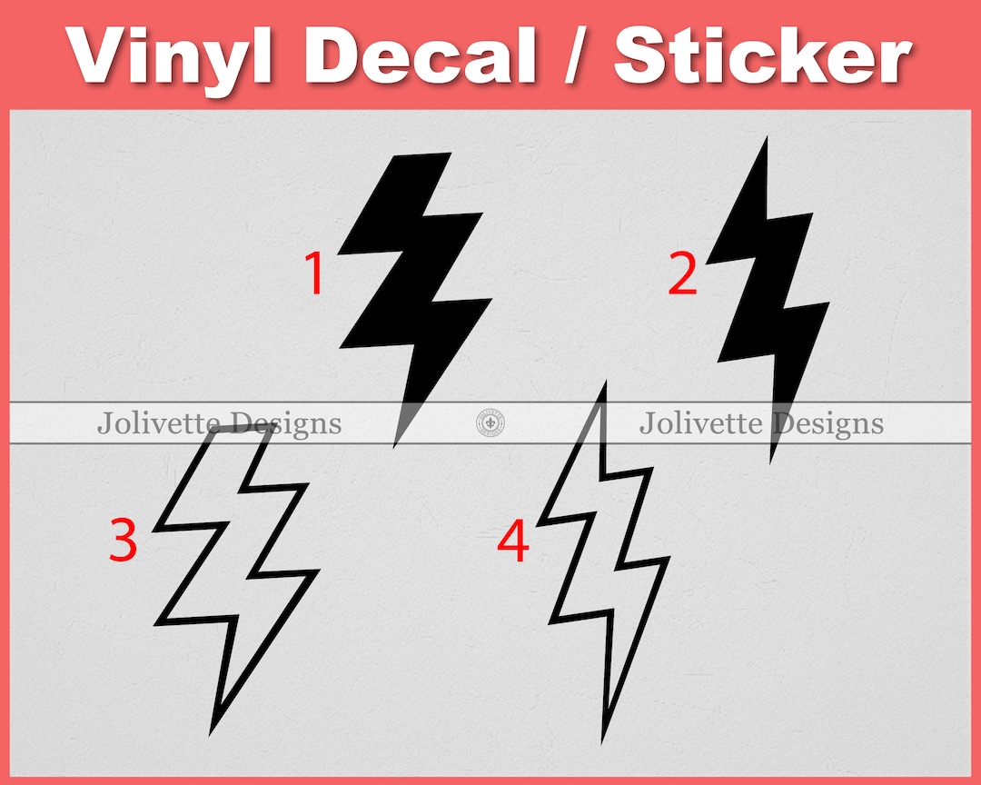 Lightning, Lightning Bolt, Bolts, Thunder, Storm, Decal, Car Decal ...