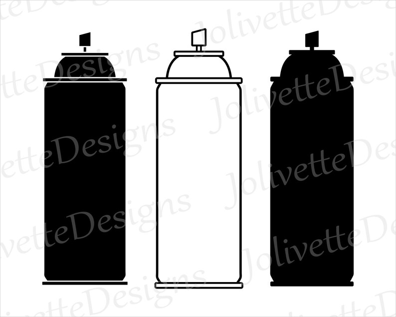Spray Paint Graffiti Painter Art Can Clip Art Clipart | Etsy