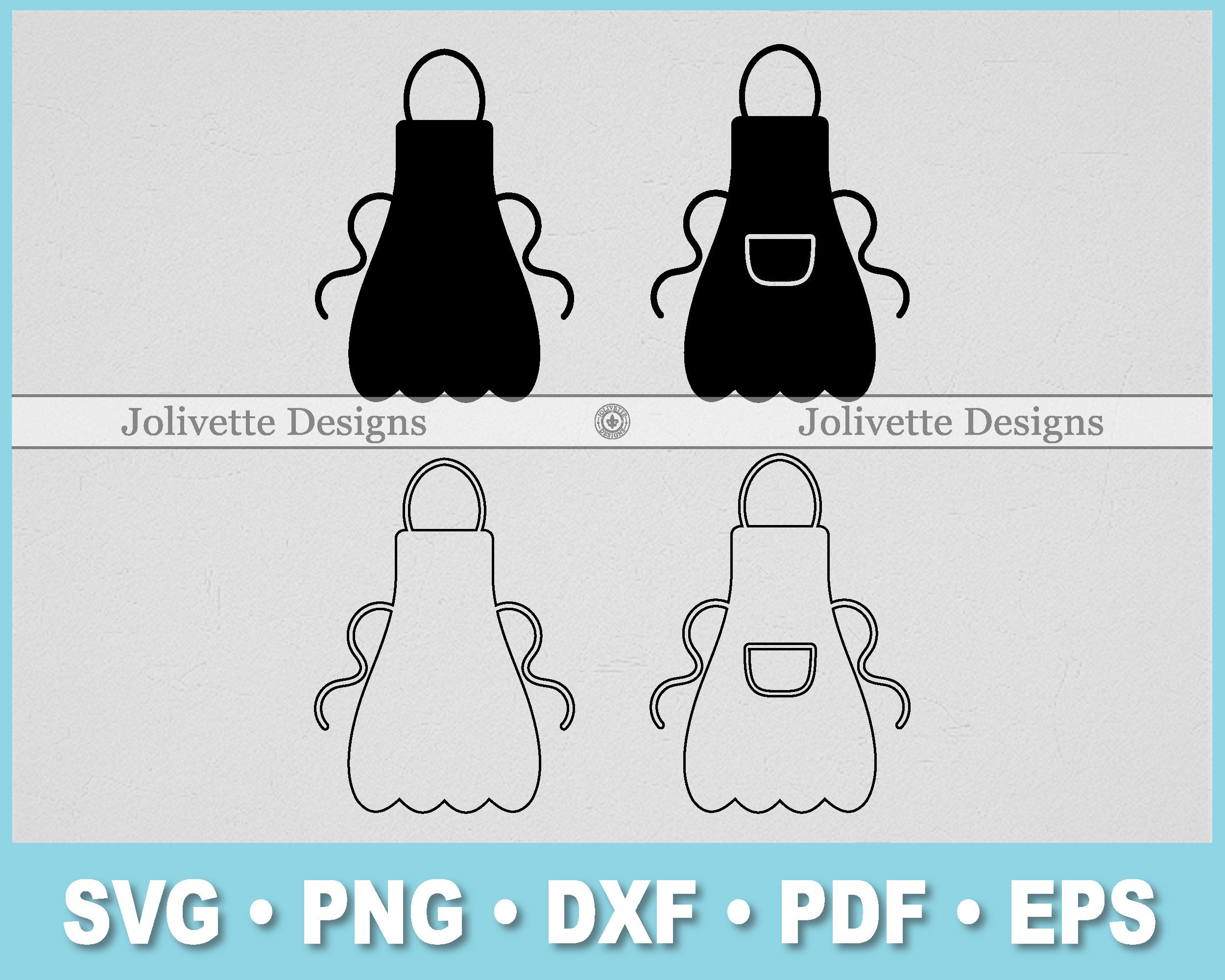 Apron Pocket Clip Art Clipart Design Svg Files Png - Etsy