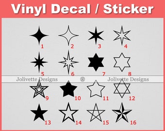 Shooting Star, Falling Star, Stars, Space, Decal, Car Decal, Laptop ...