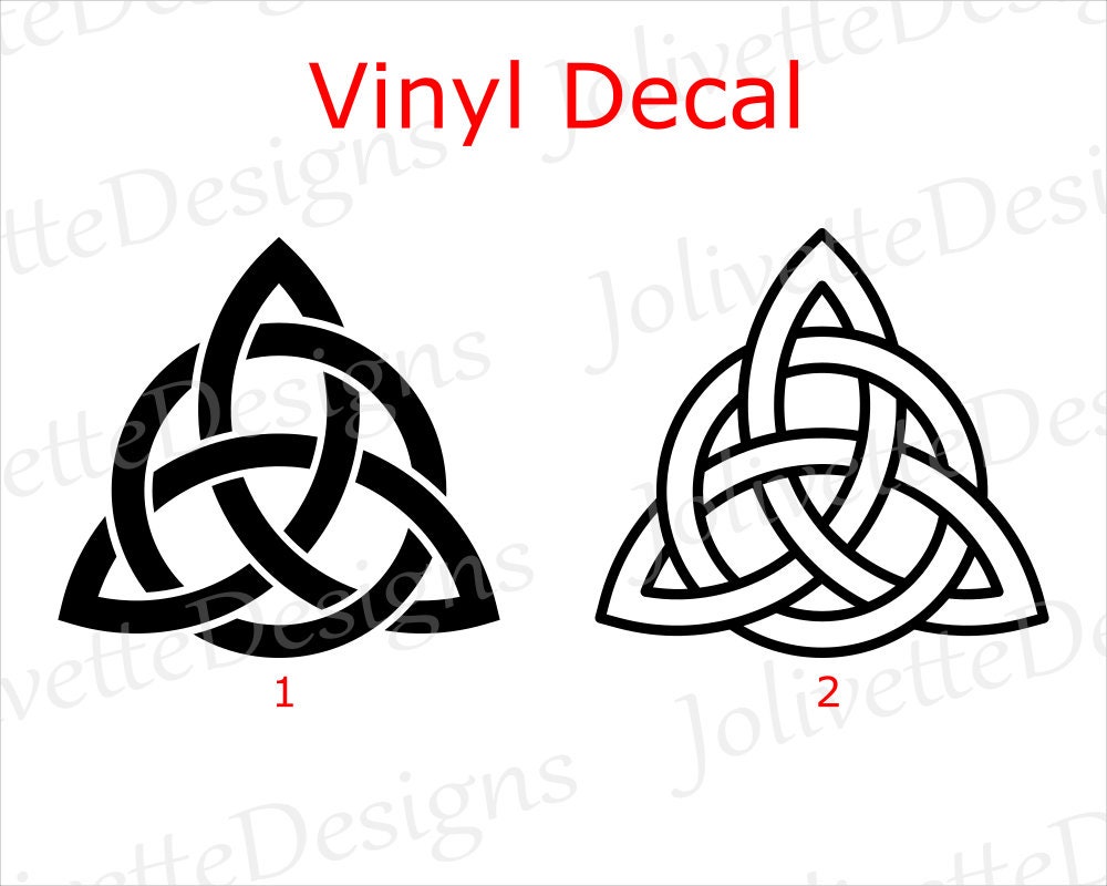 Trinity Celtic Knot Triquetra Decal Car Decal Laptop | Etsy