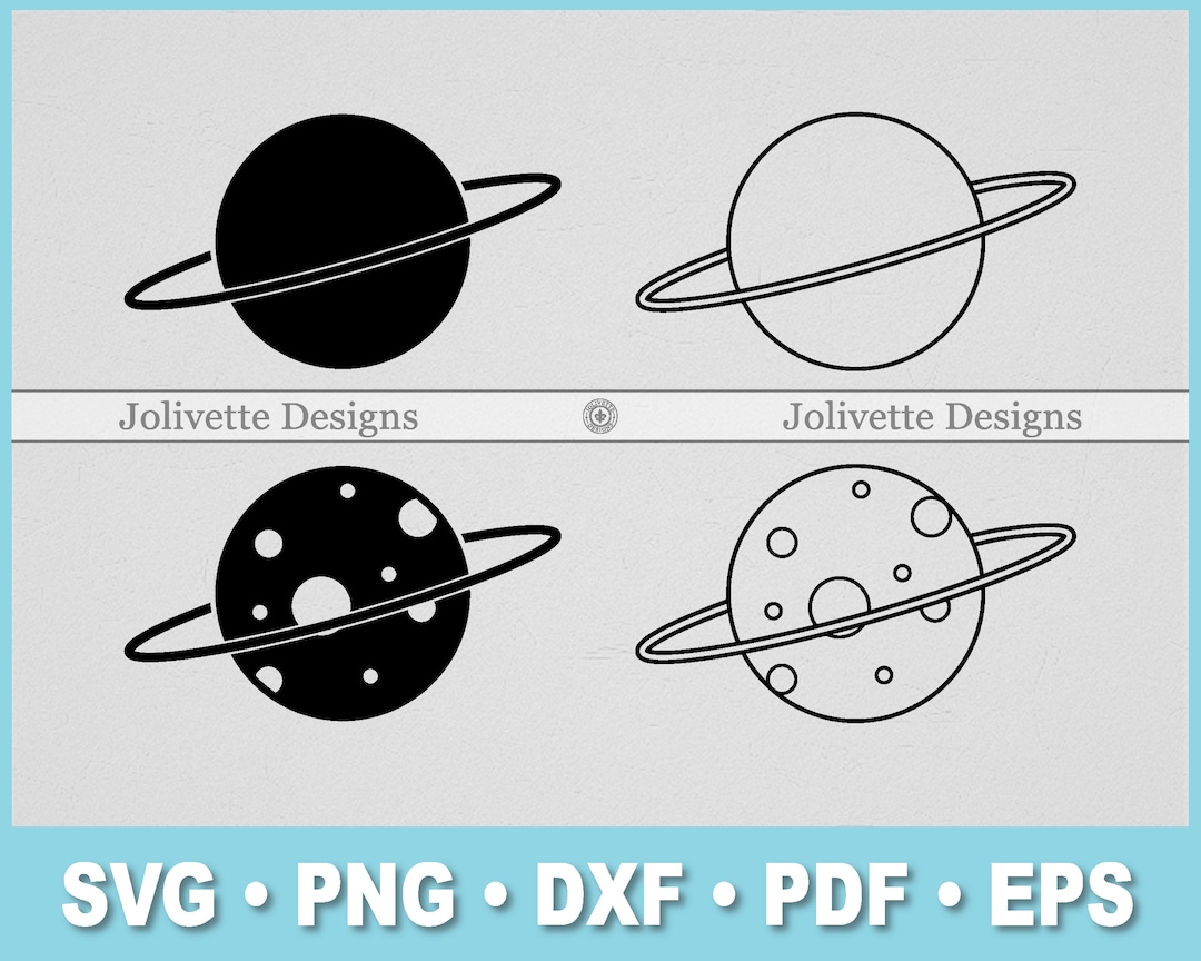 Simple Planet, Planets, Space, Moon, Saturn, Clip Art, Clipart, Design ...