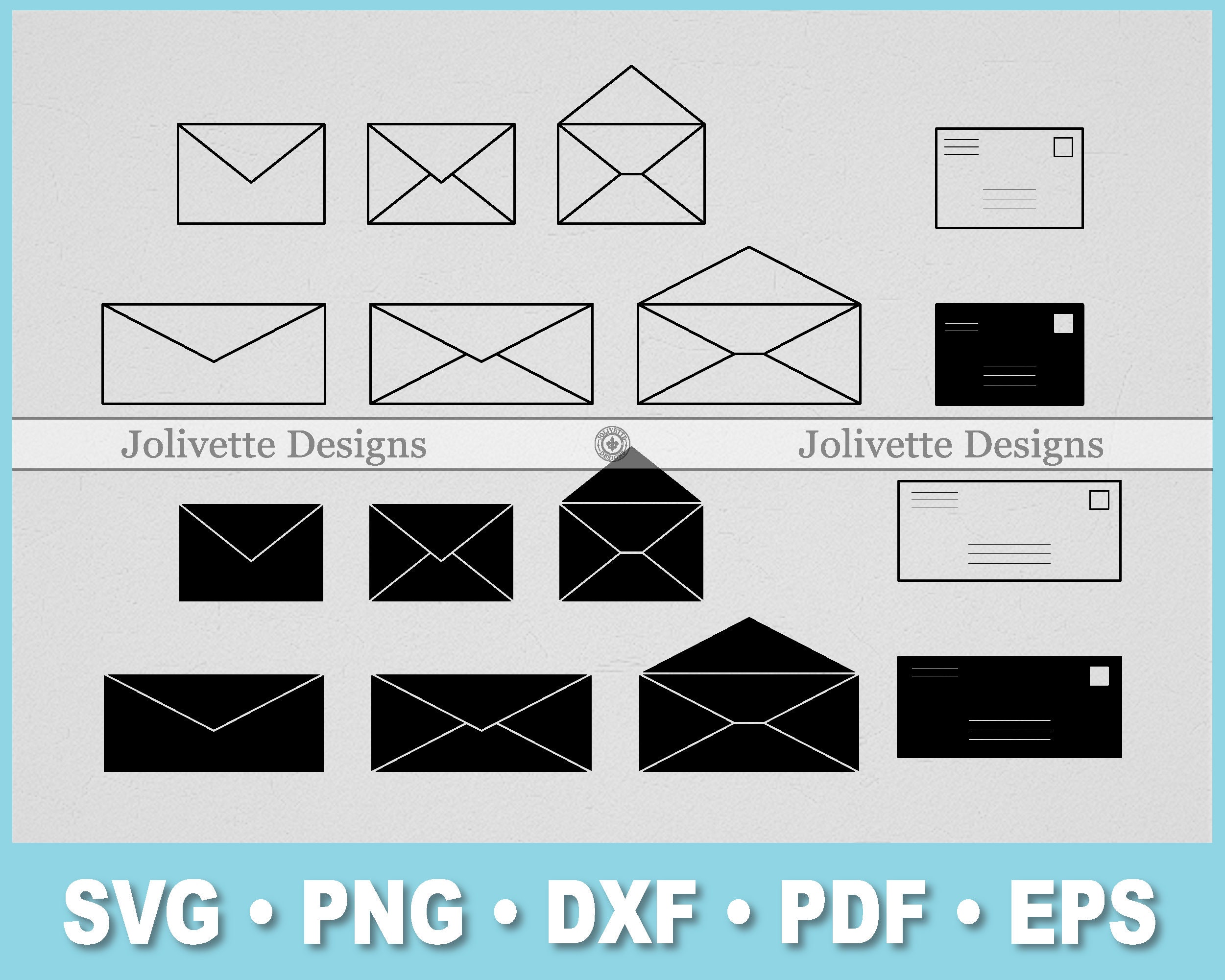 Envelope, Mail, Letter, Clip Art, Clipart, Design, Svg Files, Png Files ...