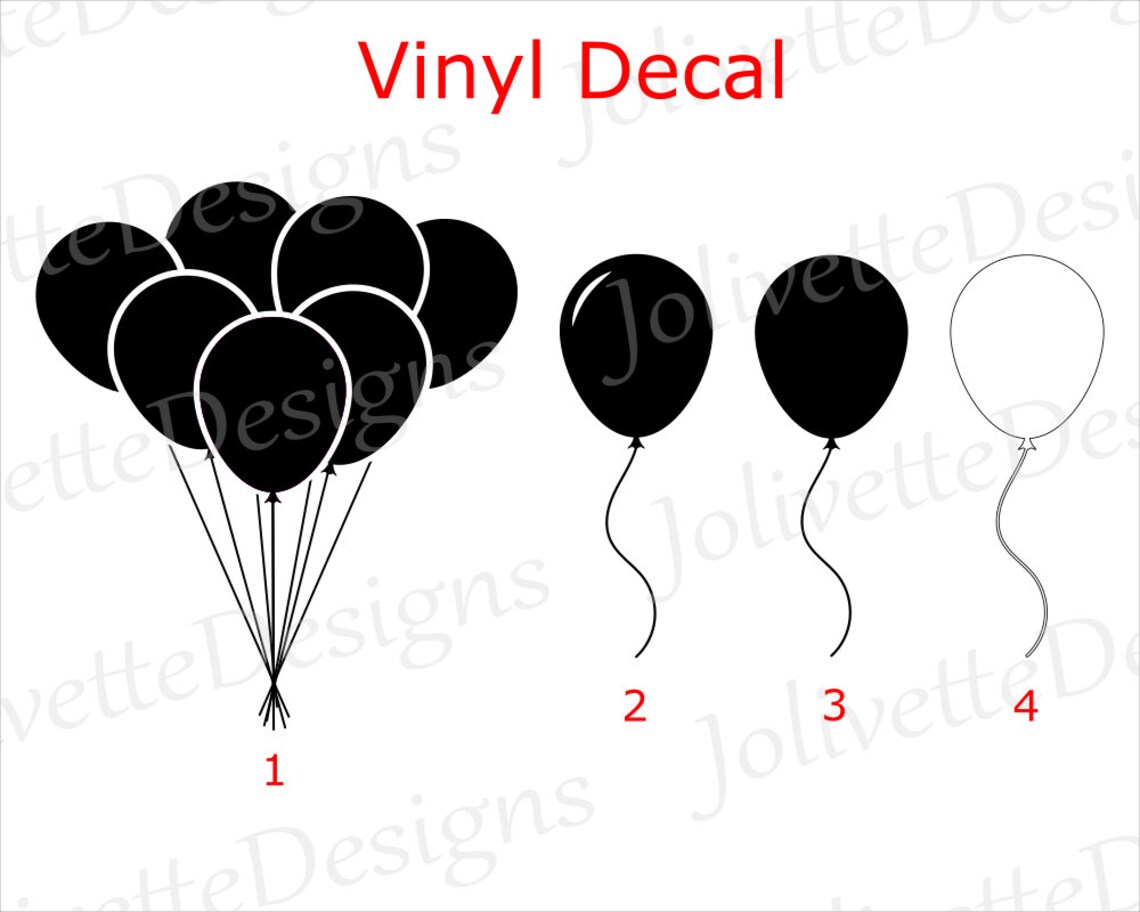 Balloon String Party Up Decal Car Decal Laptop Decal - Etsy