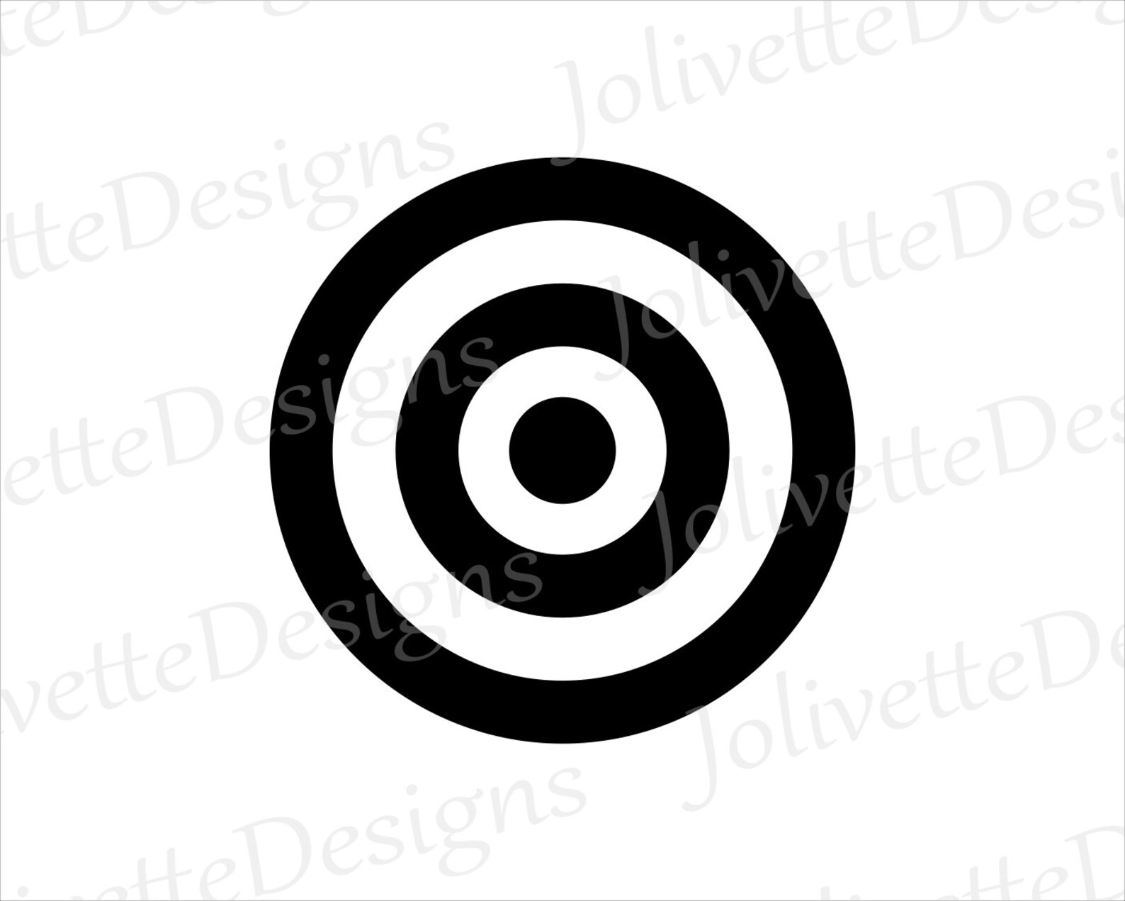 Target Darts Archery Board Circle Rings Clip Art | Etsy
