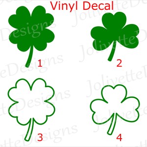 Shamrock Clover Three Leaf Four Leaf St Patricks Day - Etsy