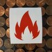 Fire, Flame, Campfire, Wood, Logs, Decal, Car Decal, Laptop Decal, Yeti ...