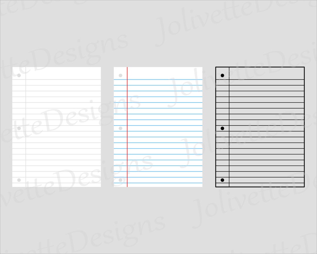 Paper School Notebook Writer Clip Art Clipart Design - Etsy