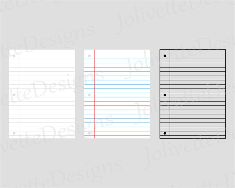 Paper School Notebook Writer Clip Art Clipart Design | Etsy