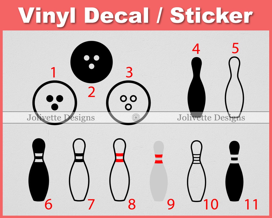 Bowling, Bowling Ball, Bowling Pin, Sports, Bowl, Decal, Car Decal ...