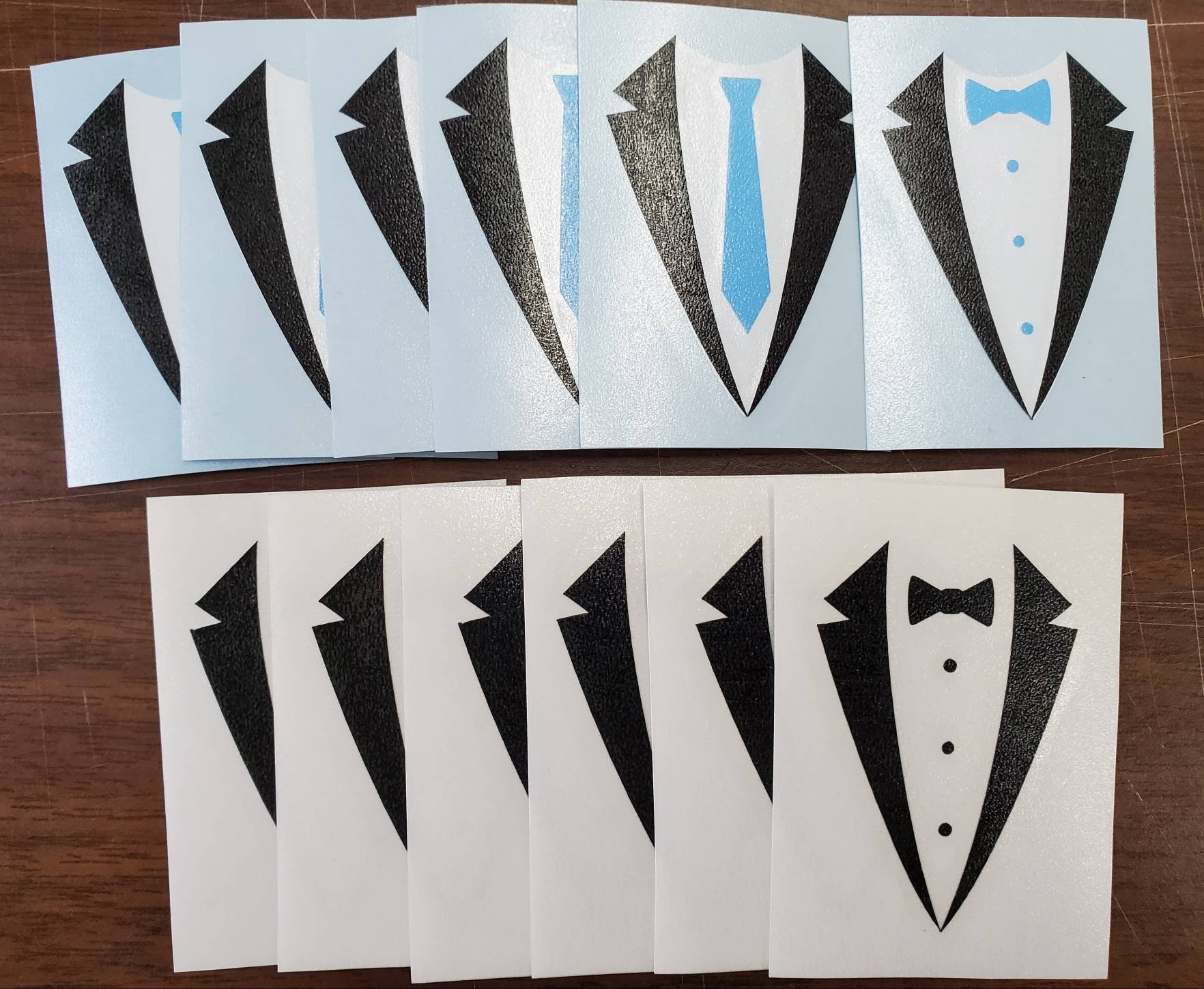 Tie Bow Tie Tuxedo Suit Bowtie Shirt Decal Car Decal - Etsy