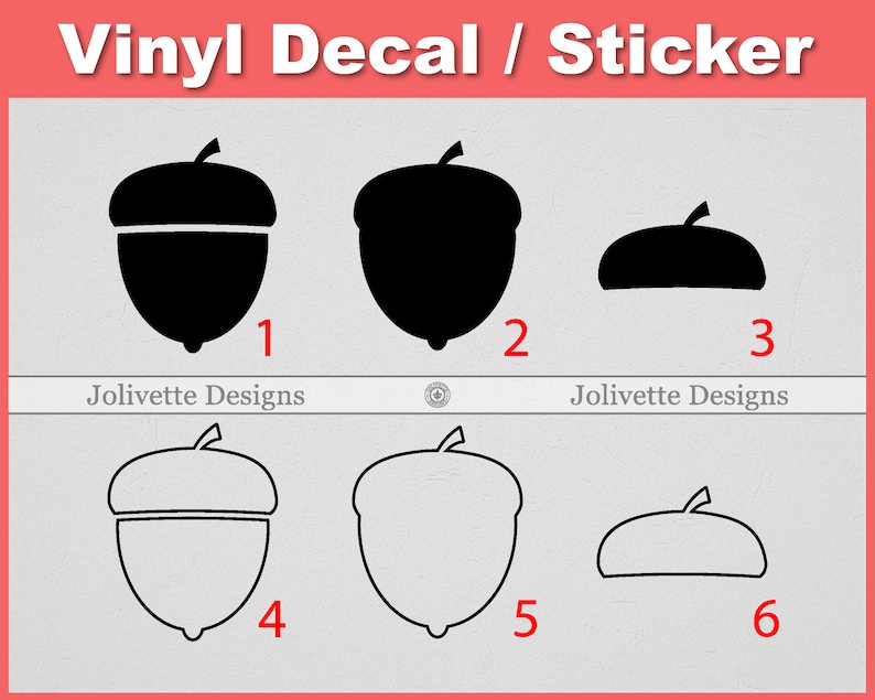 Acorn, Top, Hat, Oak, Nut, Acorns, Nuts, Decal, Car Decal, Laptop Decal ...