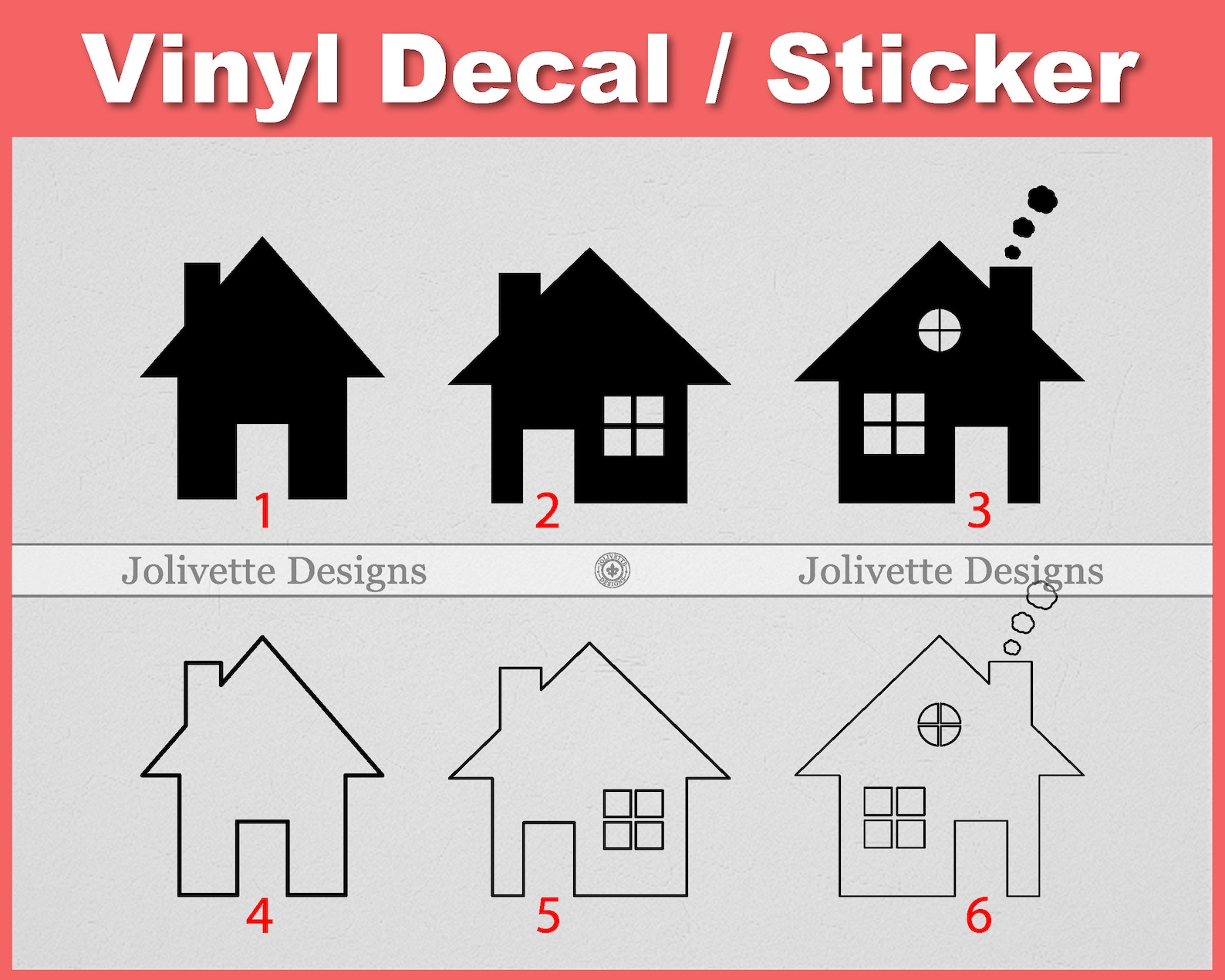 House, Door, Chimney, Window, Home, Building, Decal, Car Decal, Laptop ...